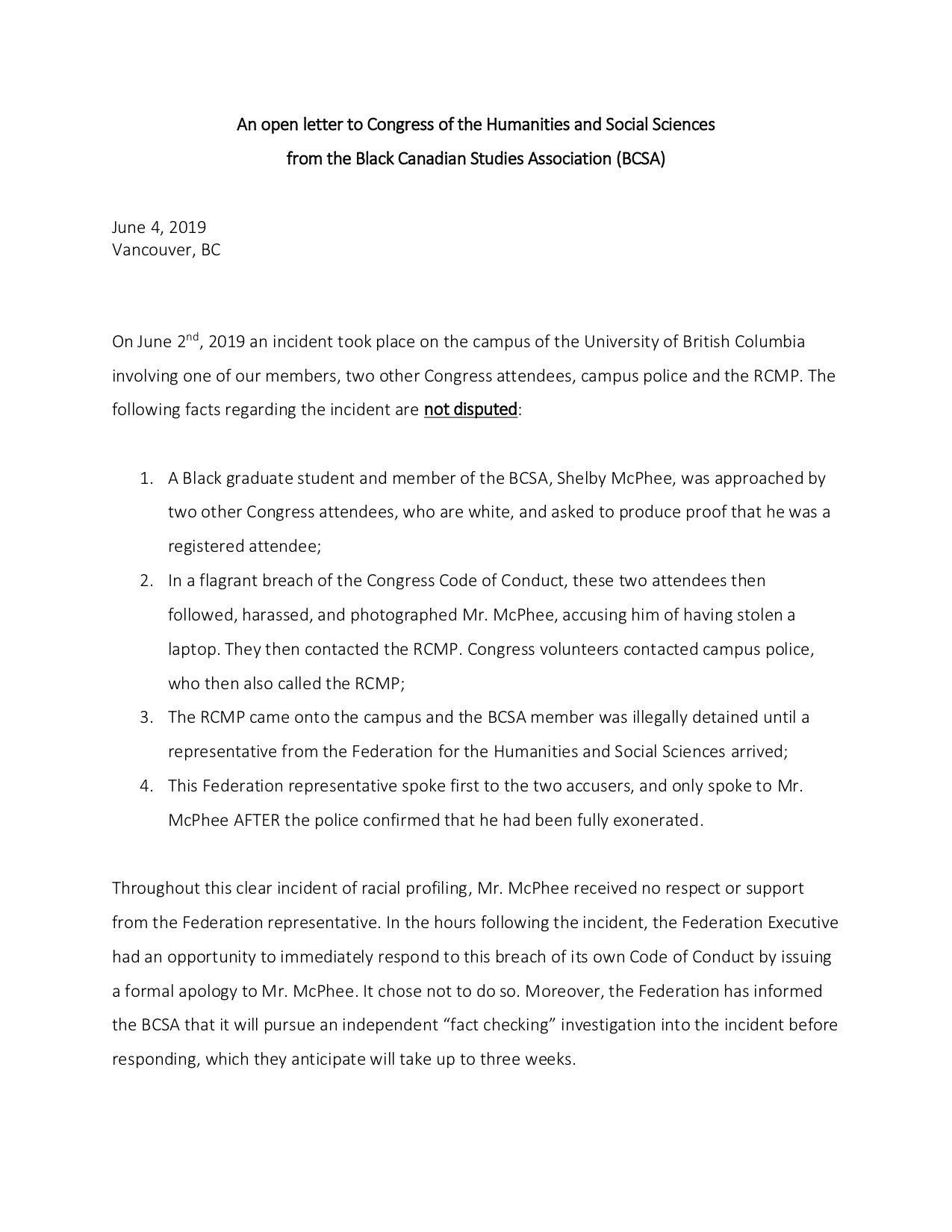 Open Letter to Congress – Canadian Comparative Literature Association